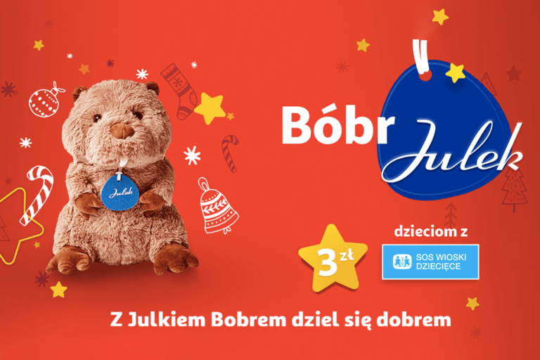 Auchan i Bóbr Julek pomagają dzieciom - Gazetki-promocyjne.pl